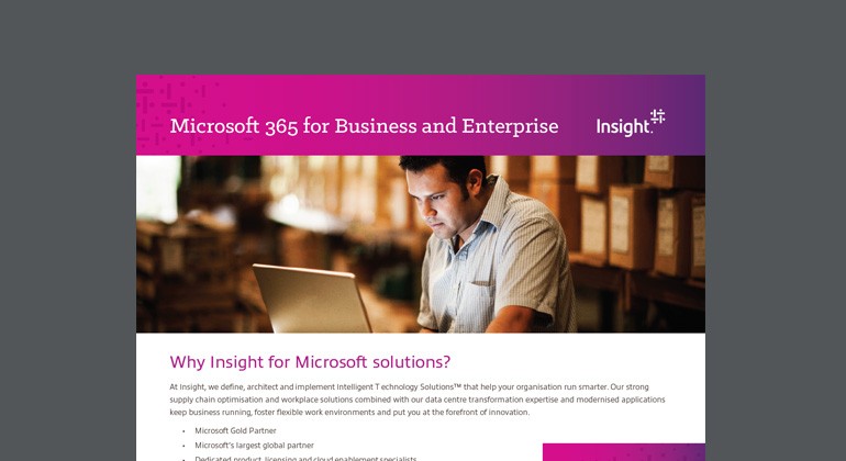 Microsoft 365 for Business and Enterprise | Insight Australia
