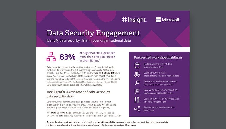 Data Security Engagement | Insight Australia